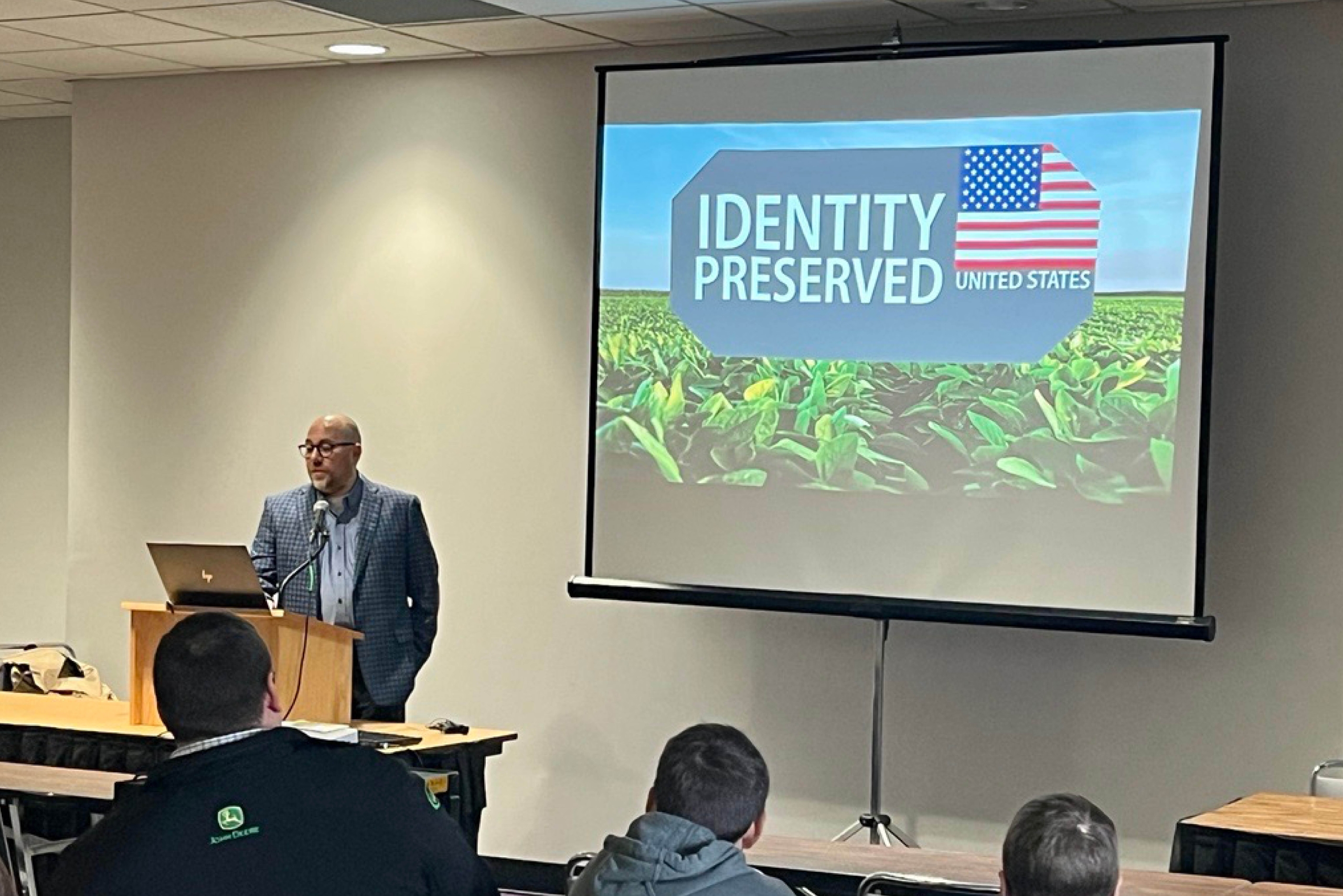 SSGA presents at Minnesota Organic Conference - U.S. Identity Preserved ...